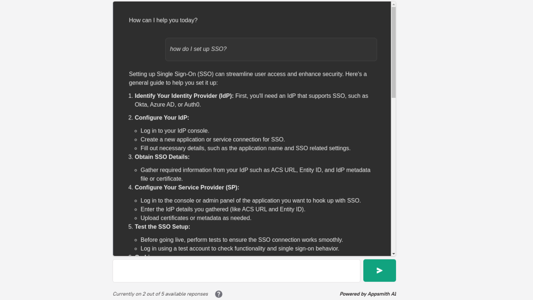 Appsmith AI Chatbot | Appsmith Community Portal